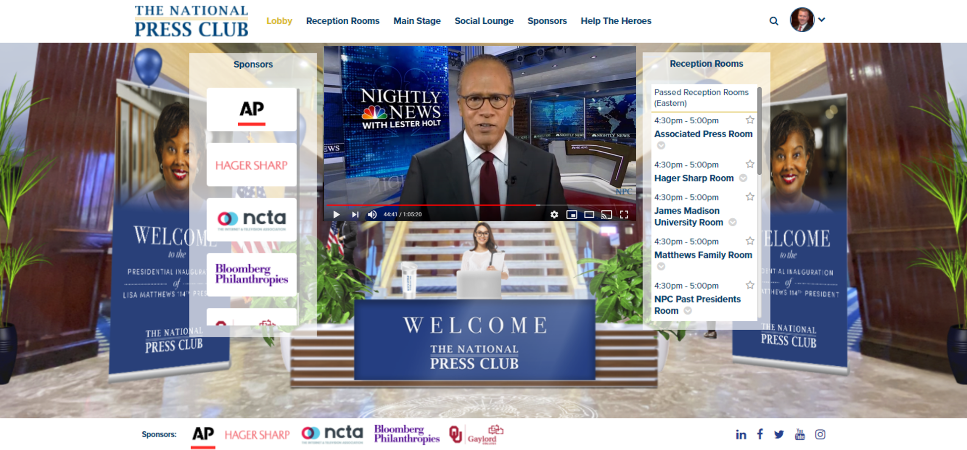 National Press Club Virtual Venue | National Press Club