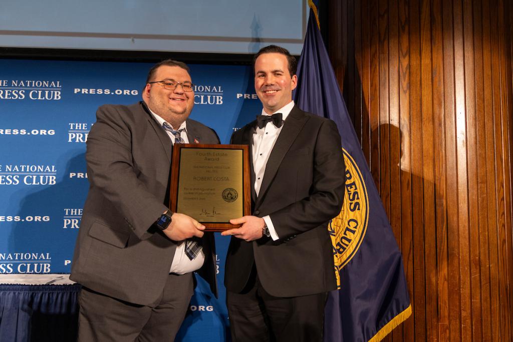 Fourth Estate Award winner Robert Costa warns media to avoid self ...
